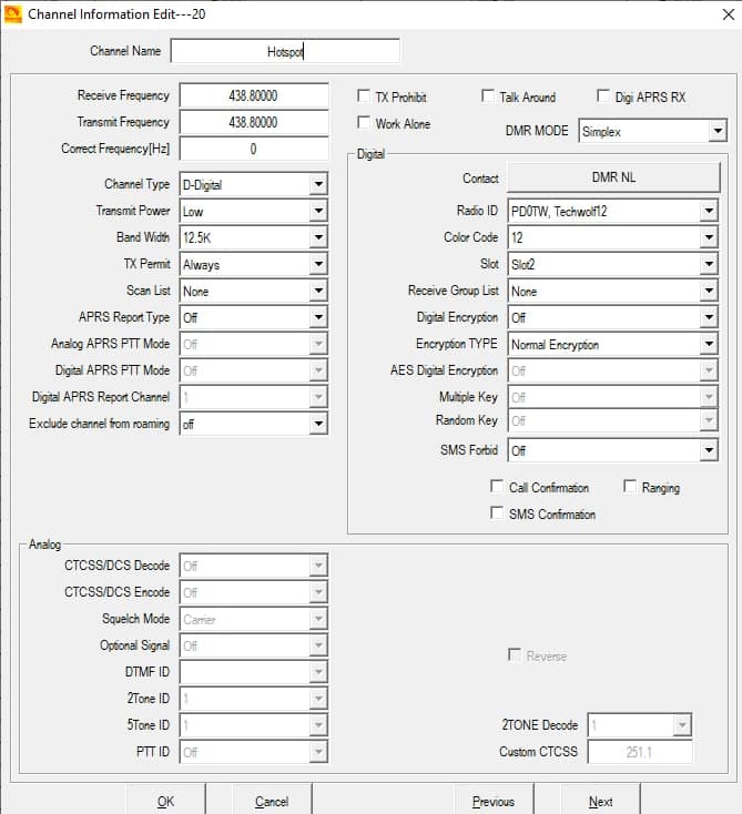 DMR Setup on Anytone D878UV with APRS/SMS · Techwolf12